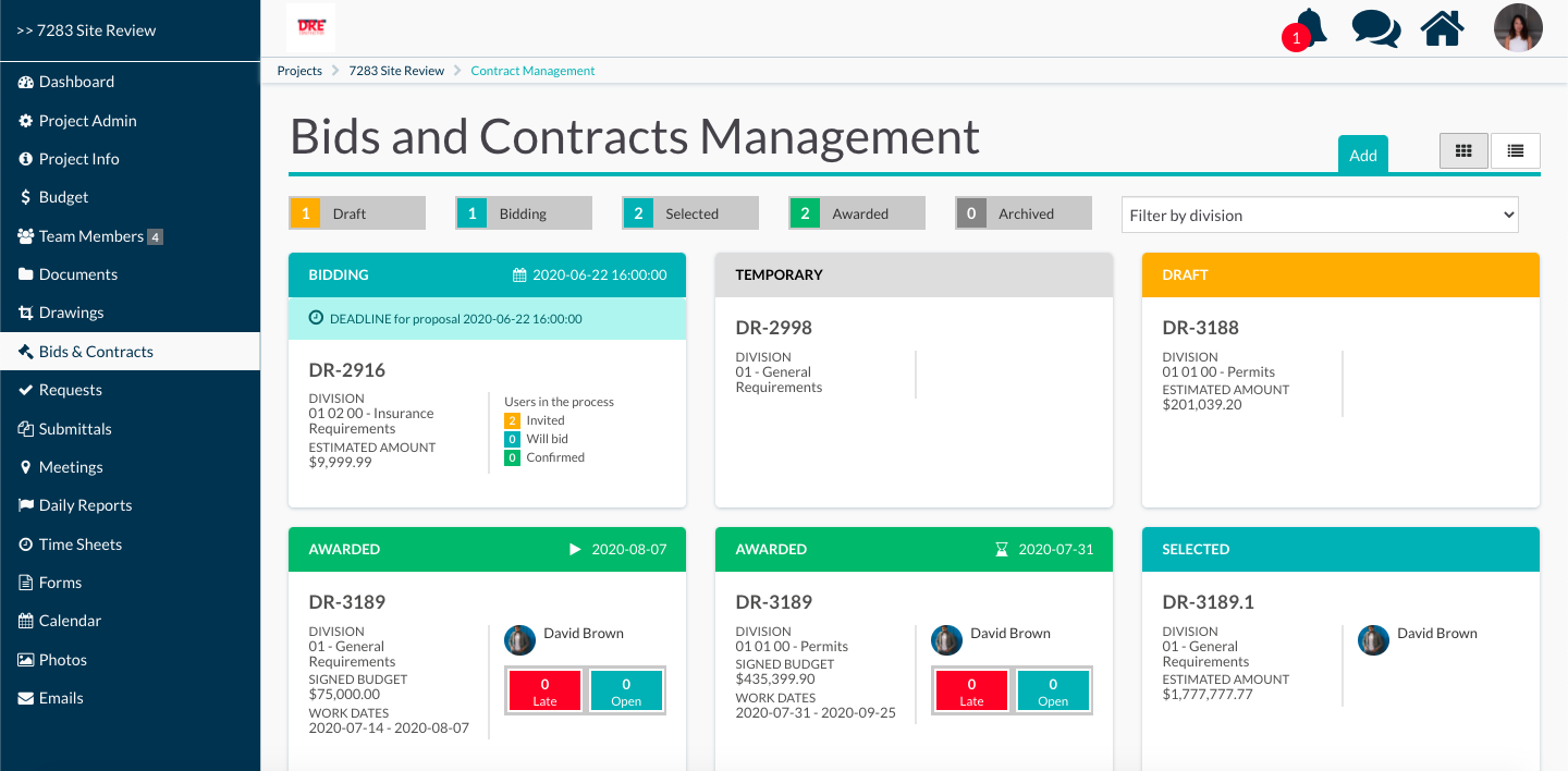 Dreeven Platform - Collaborative Construction Management Software